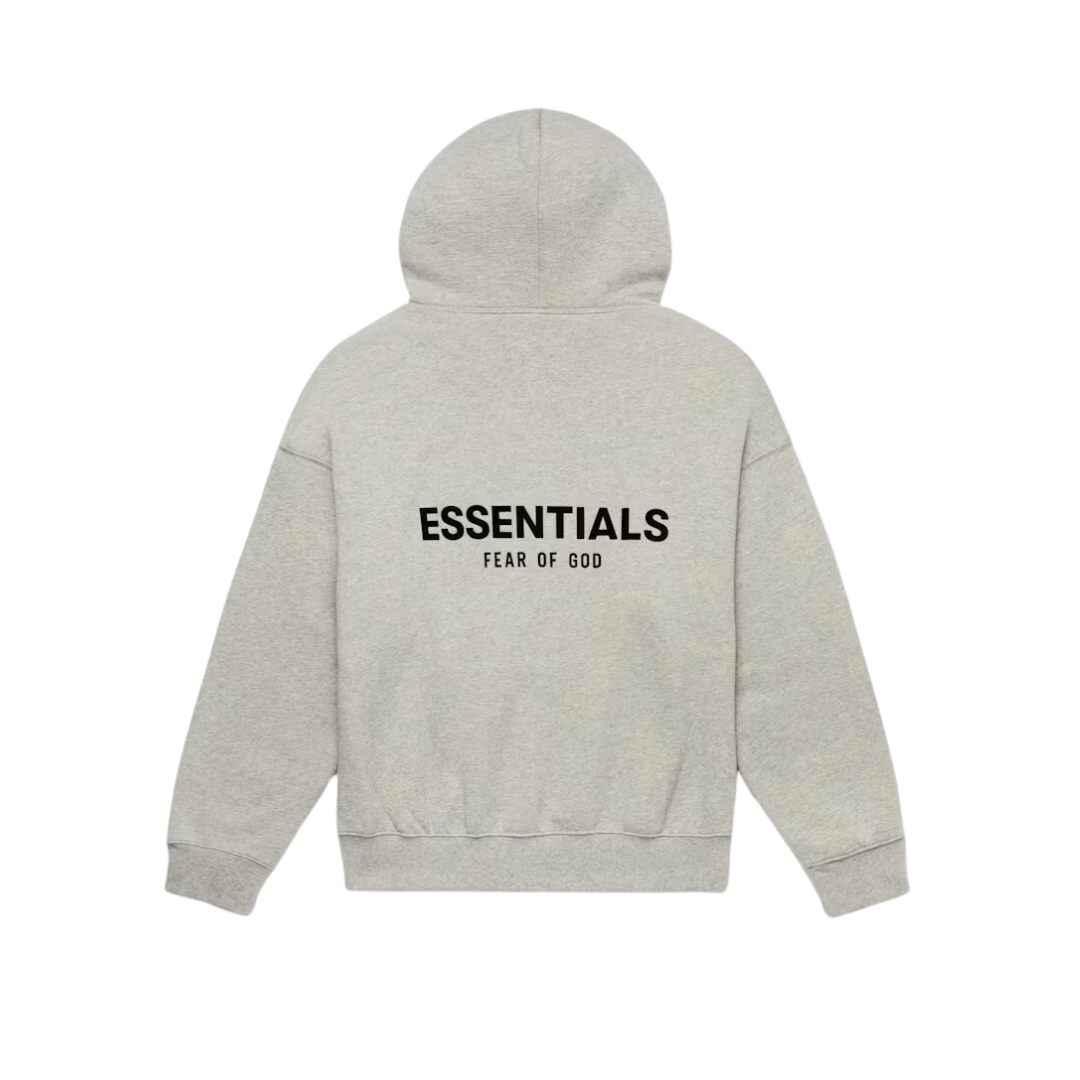 Fear of God Essentials Hoodie Dark Oatmeal – MAIN1